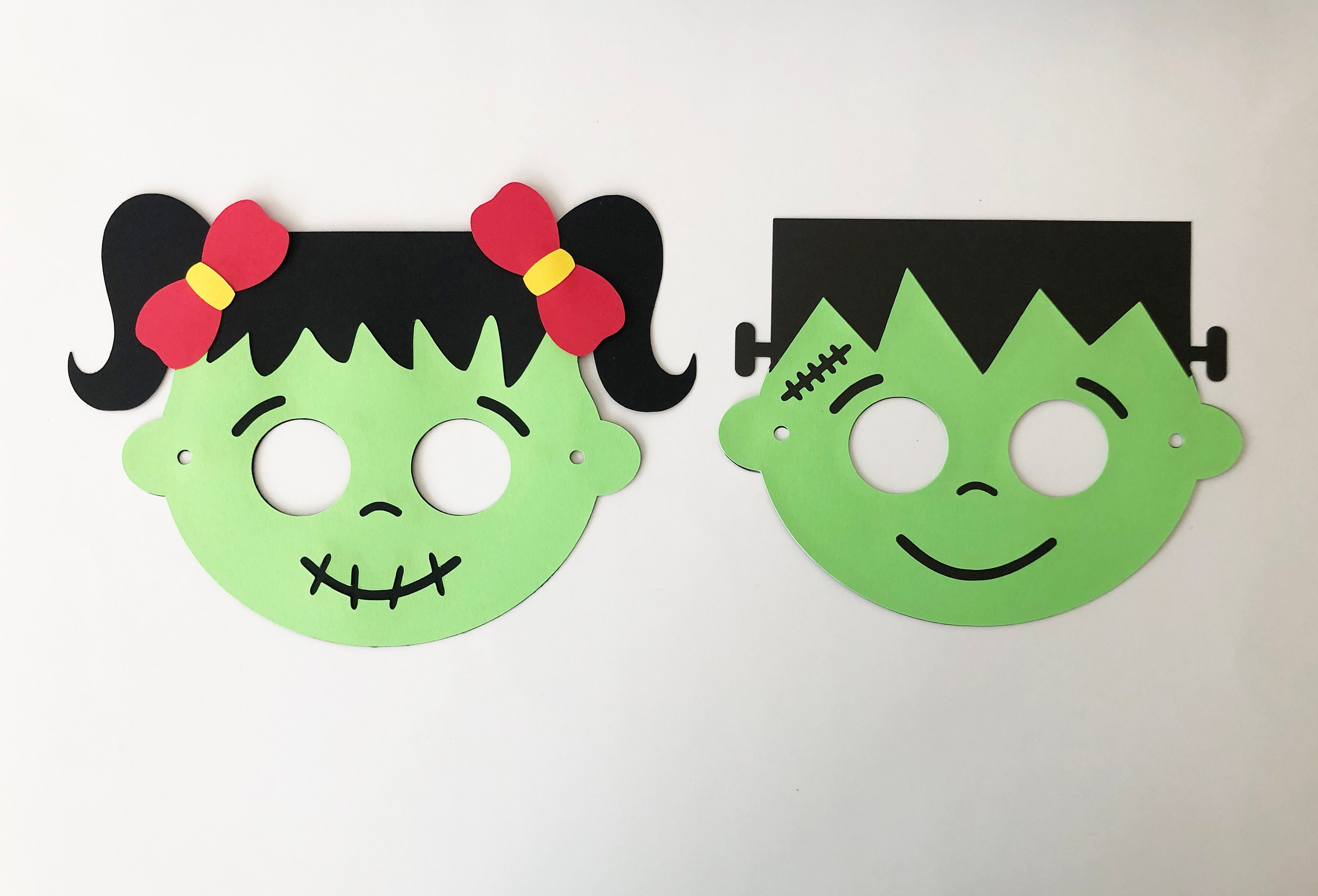 Halloween Mask SVG - Frankenstein's Boy SVG - 3D Layered Frankenstein ...