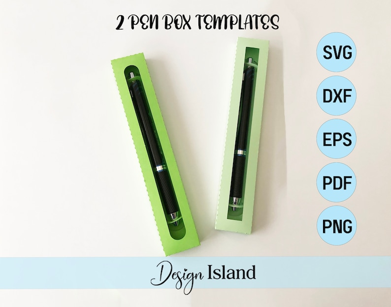 Pen Box SVG Epoxy Pen Card Holder SVG Pen Packaging Svg - Etsy