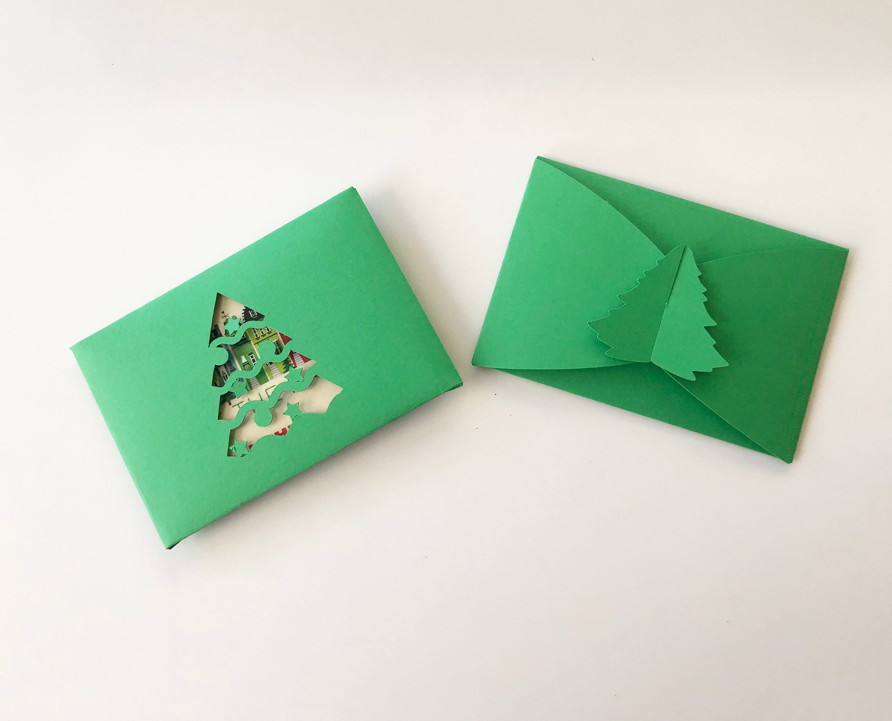 Christmas Tree Gift Card Holder SVG Gift Card Holder SVG - Etsy