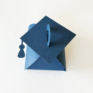 Graduation Cap Box SVG Graduation Cap Gift Box Template Twist Box SVG ...