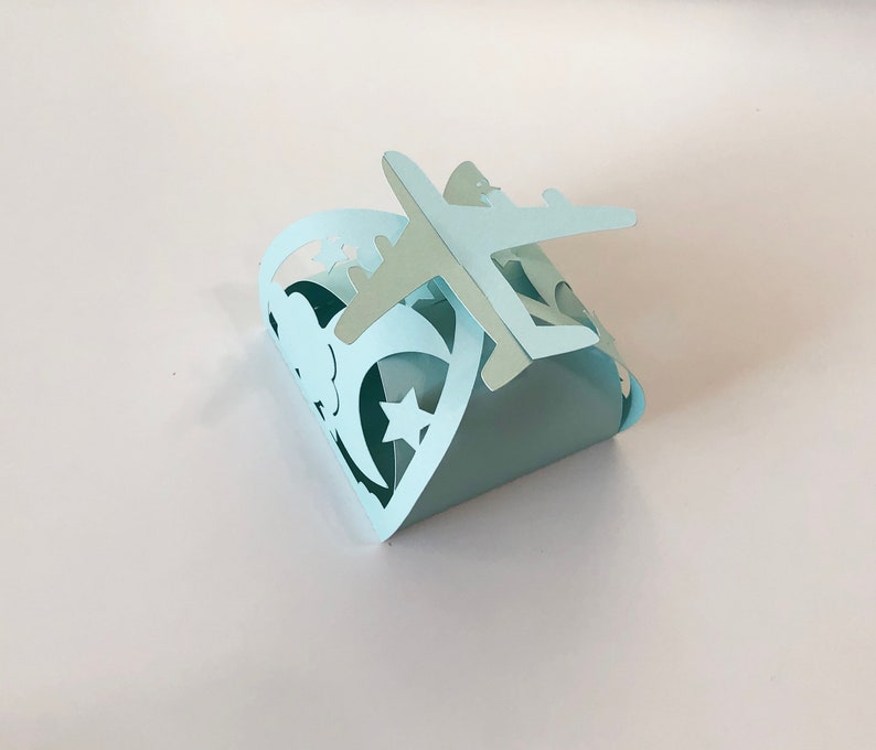 Airplane Box SVG Airplane Gift Box Template Twist Box SVG - Etsy