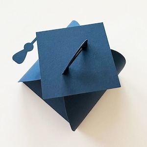 Graduation Cap Box SVG - Graduation Cap Gift Box Template - Twist Box ...