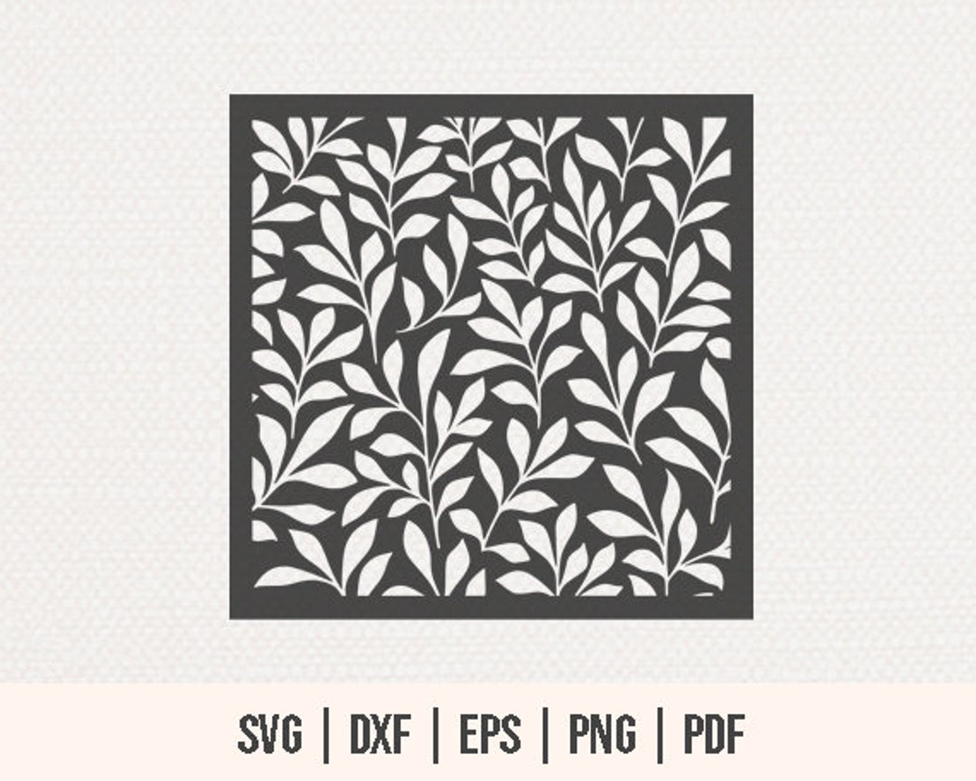Leaves Seamless Pattern SVG - Leaf Pattern SVG - Foliage Pattern for ...