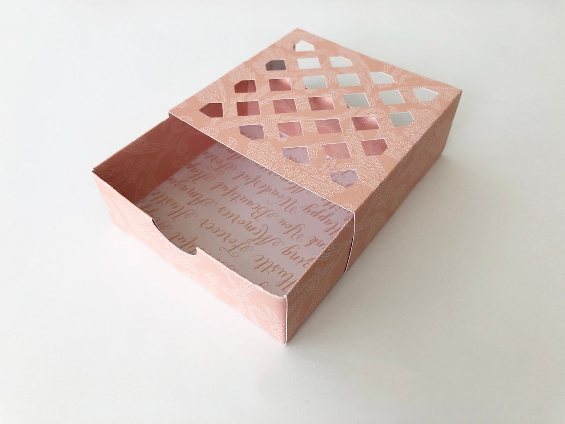 Drawer Box SVG Template Slide Box Template Jewelry Box - Etsy