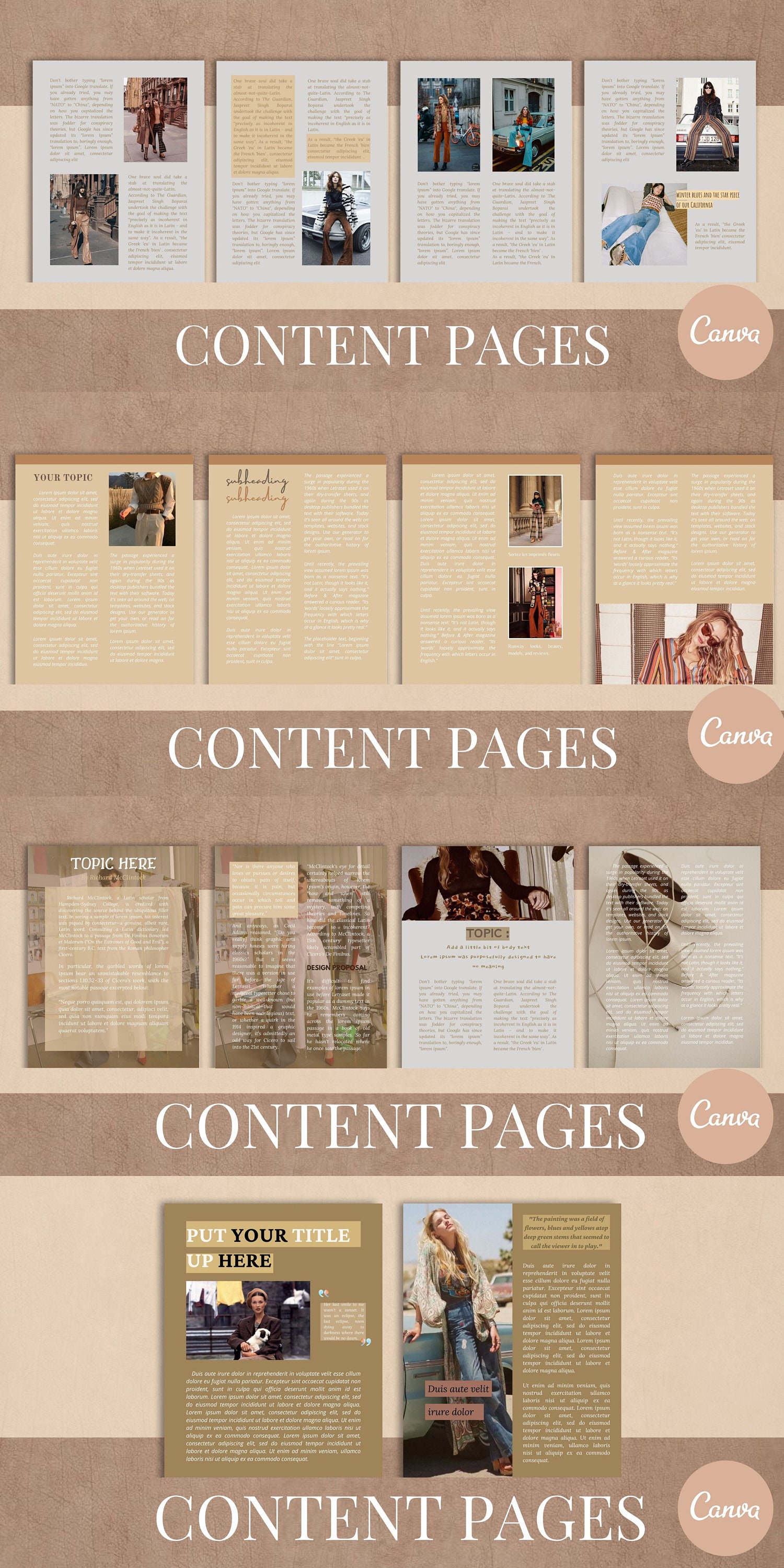 60 Editable Modern Elegant Aesthetic Canva Templates for - Etsy