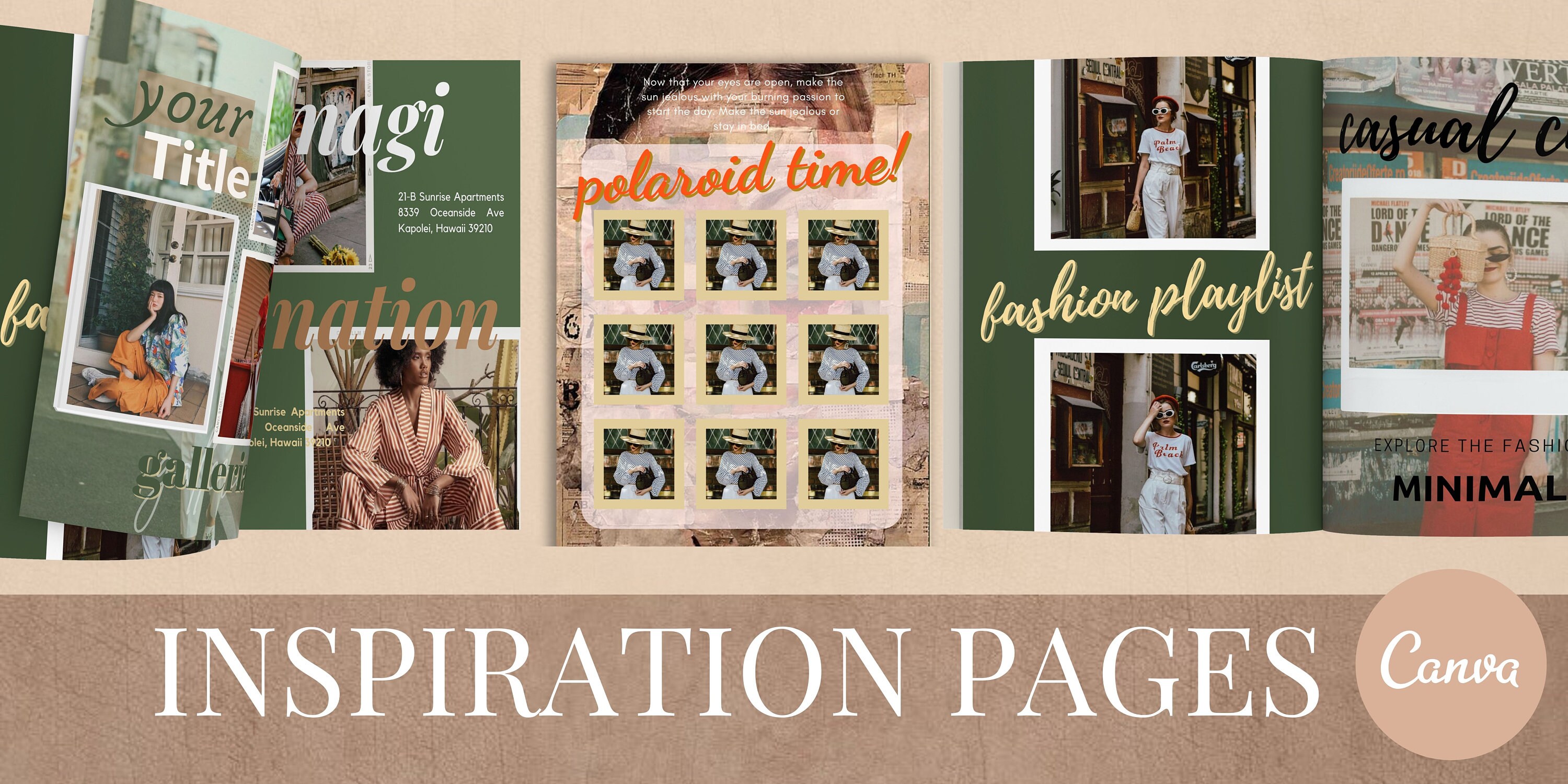 60 Editable Modern Elegant Aesthetic Canva Templates for - Etsy