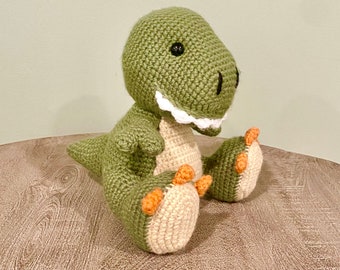 Crochet Tiny T Rex Pattern - Etsy