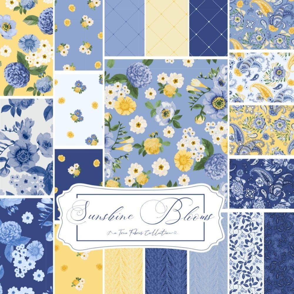 True Fabrics - Sunshine Blooms - Quilting Fabric by the Yard - Etsy