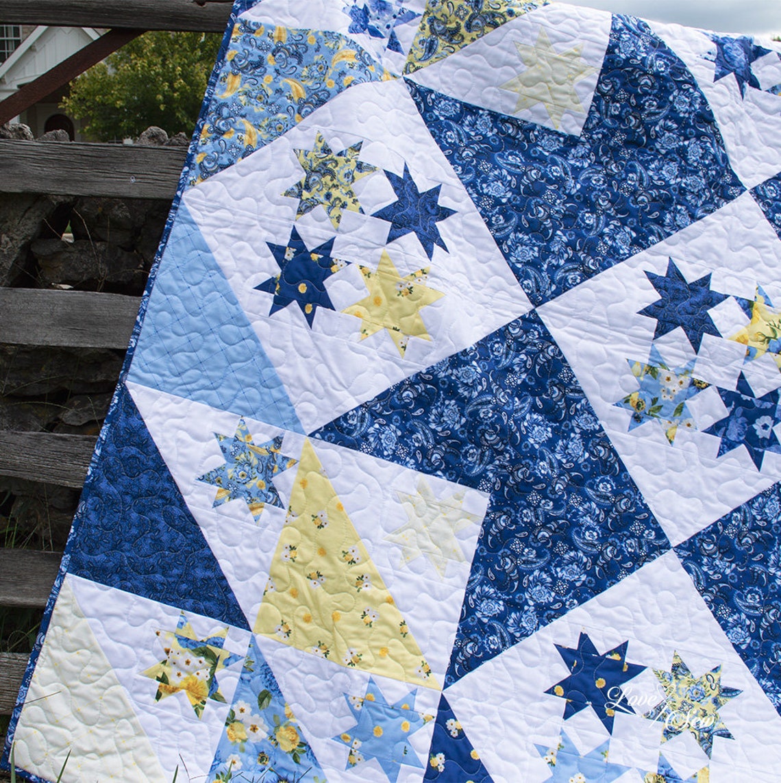 True Fabrics - Star Light - Quilt Kit - Sunshine Blooms (72" X 72") - Etsy