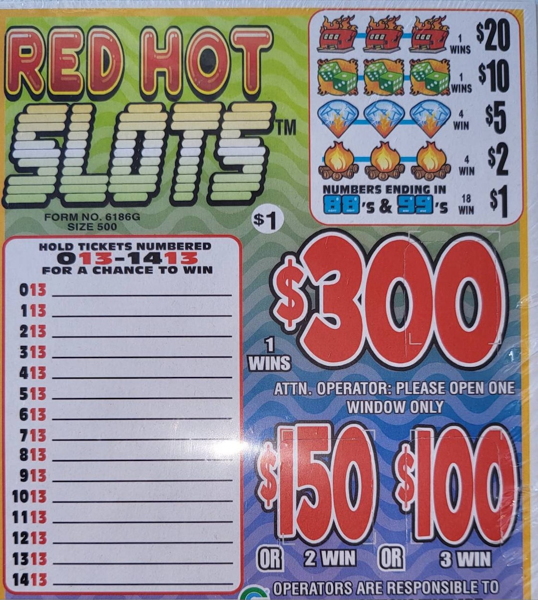 Red Hot Slots Ticket Holder Titles Will VARY for Amusement Use Only - Etsy