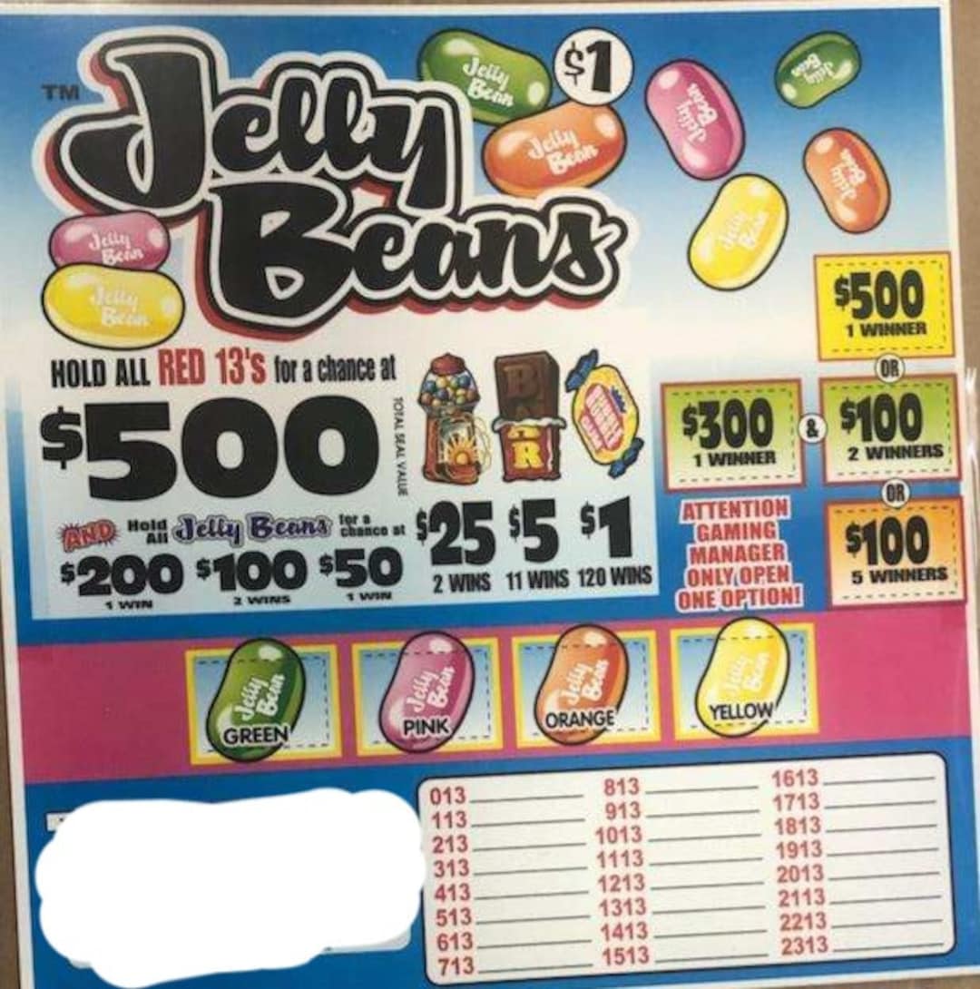 Jelly Beans Holder Ticket for Amusement Use Only Titles Will Vary - Etsy