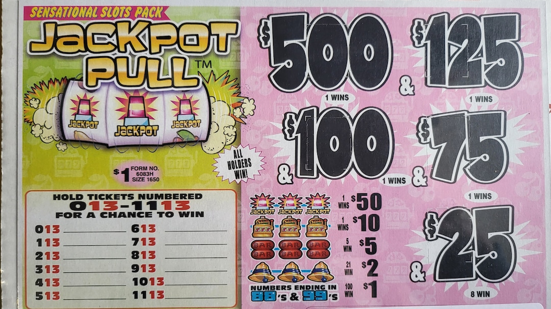 Triple Bar Bonus Jackpot Pull Spin to Win All Holds Win Ticket for ...