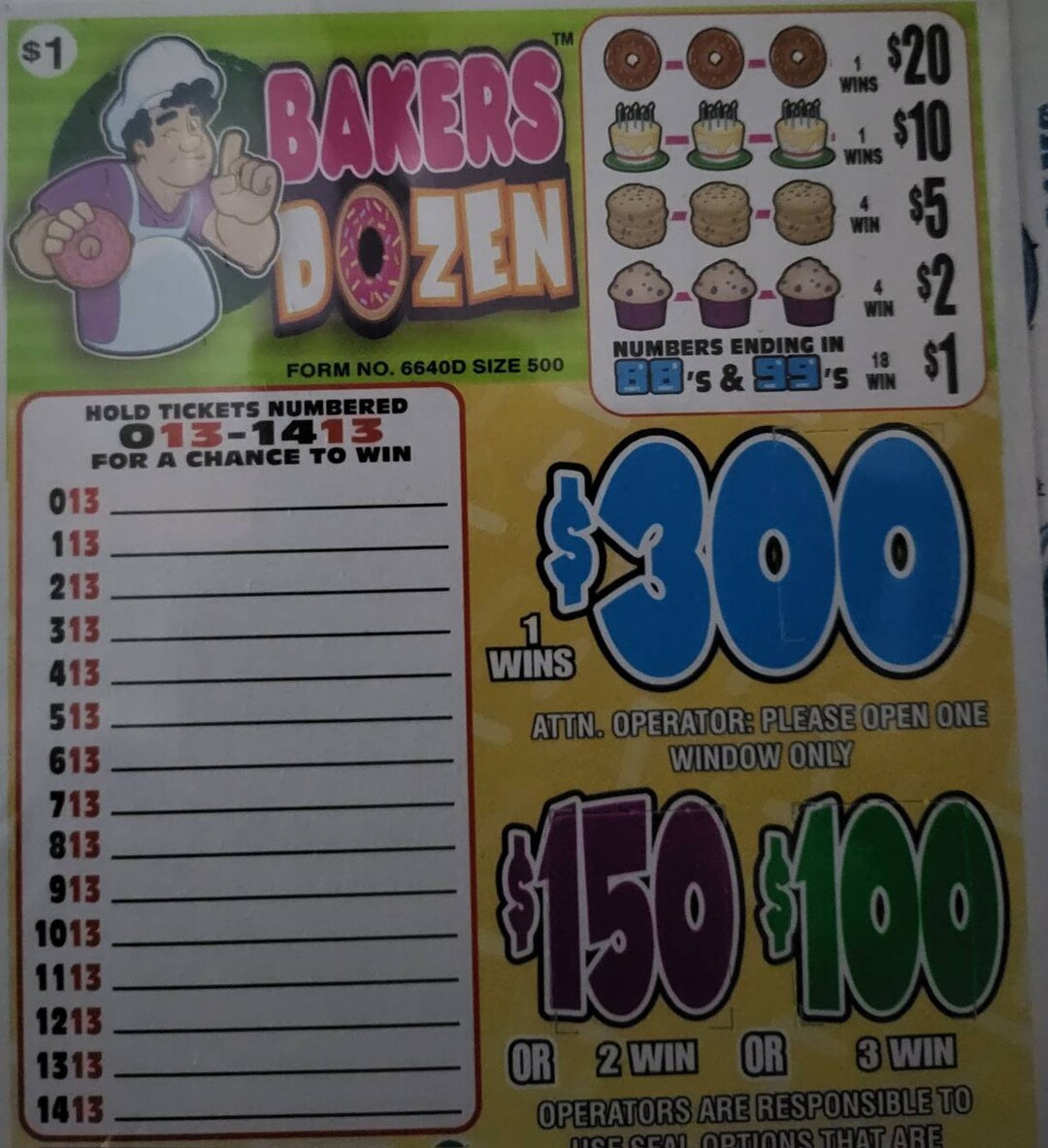 Bakers Dozen Ticket Holder Titles Will Vary for Amusement Use Only - Etsy