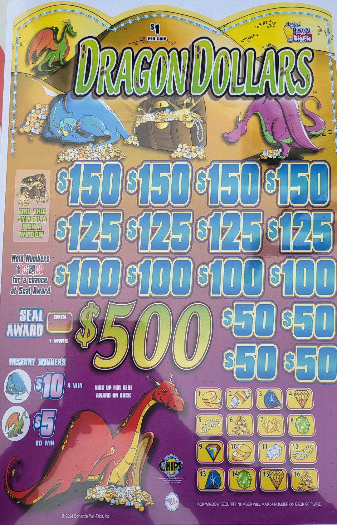 Dragon Dollars Nuggets Lighted Cash-board for Amusement Use Only - Etsy