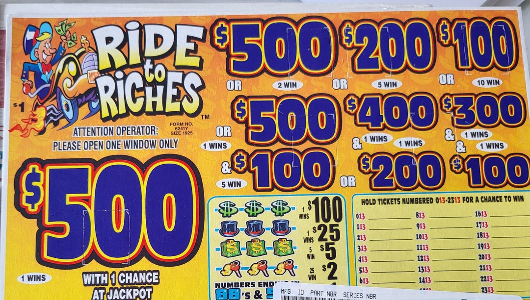 Ride to Riches Ticket Holder With Two Jackpot Boards for Amusement Use ...