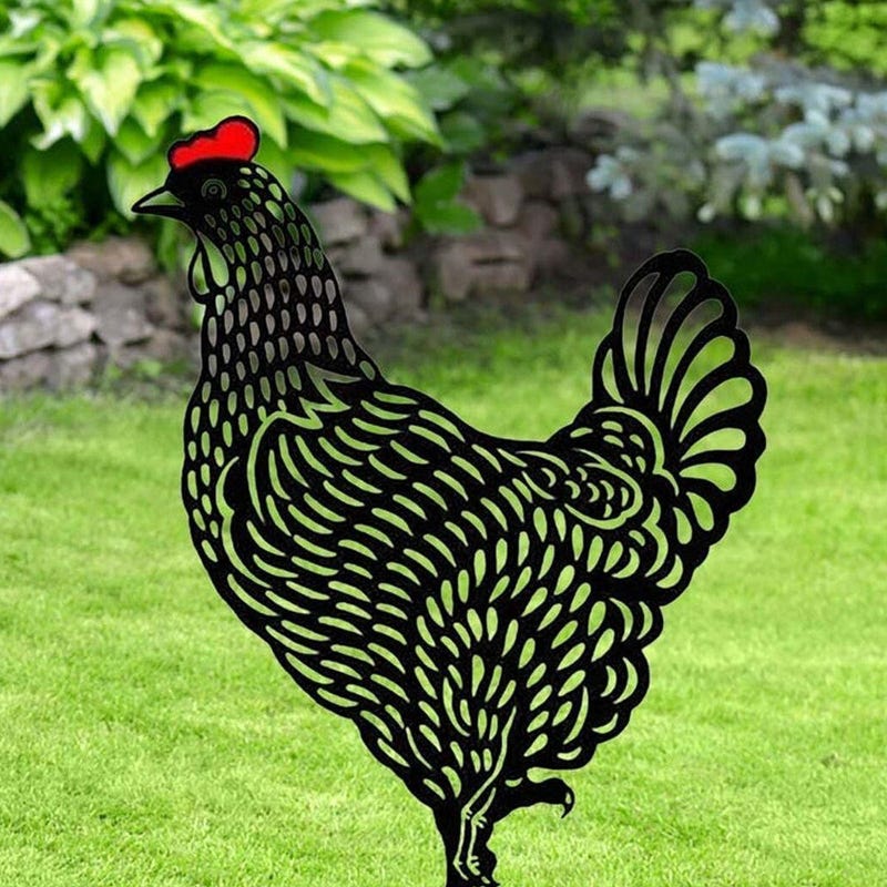 Metal Chicken Art - Etsy