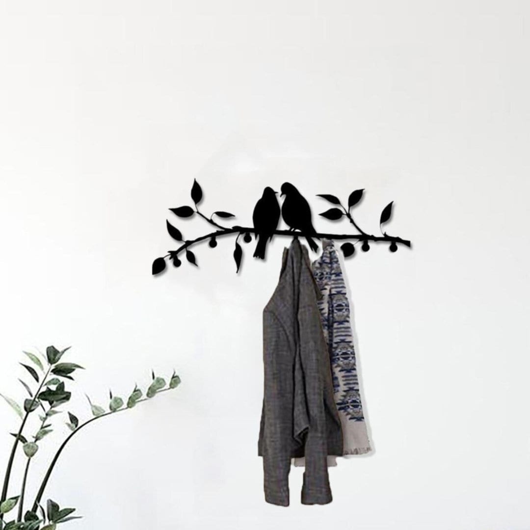 Modern Coat Rack Birds Set Wall Mounted Coat Rack Modern - Etsy