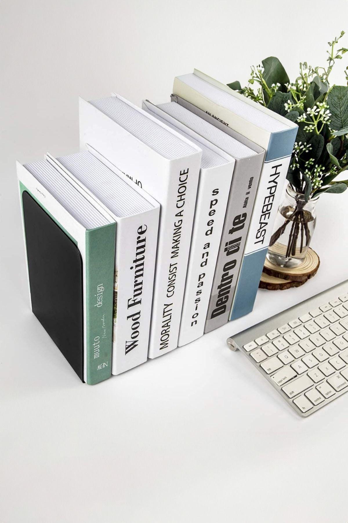 Metal Decorative Book Holder Stylish Metal Bookmark Book Stand Set of 2 ...