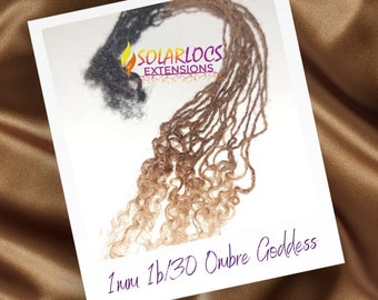3mm Ombre Solarloc™ Extensions 100% Human Hair Hand-made 10 - Etsy
