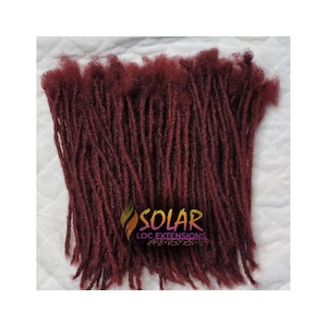 4mm Human Hair Microloc Solarlocs ™extensions, Handmade Interlock ...