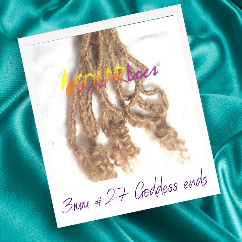 Microloc Extensions GODDESS Curl Solarlocs™ ; 100% Human Hair, Hand ...
