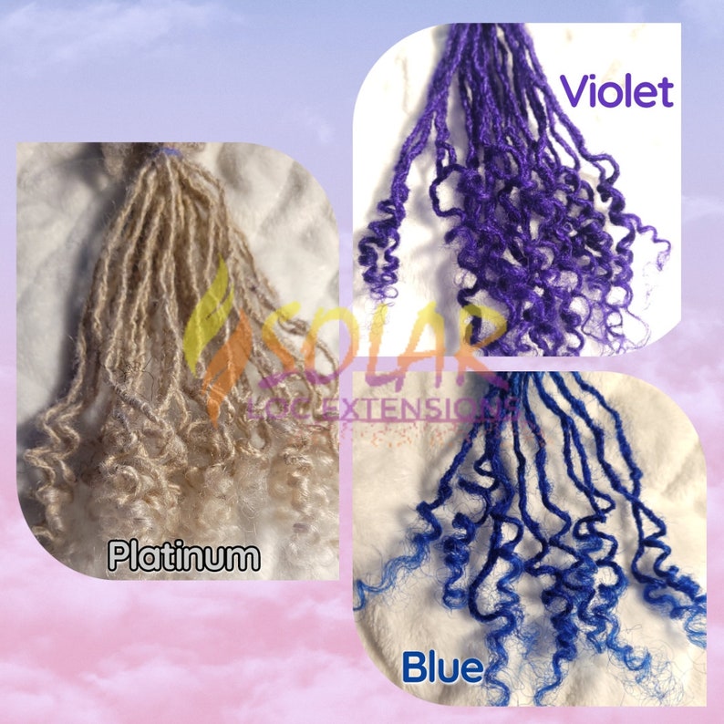 Microloc Extensions GODDESS Curl Solarlocs™ ; 100% Human Hair, Hand ...