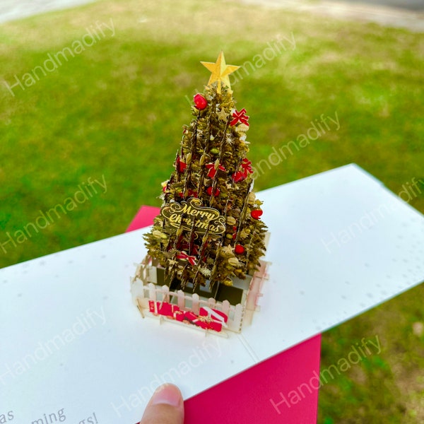 Christmas Tree Card - Etsy