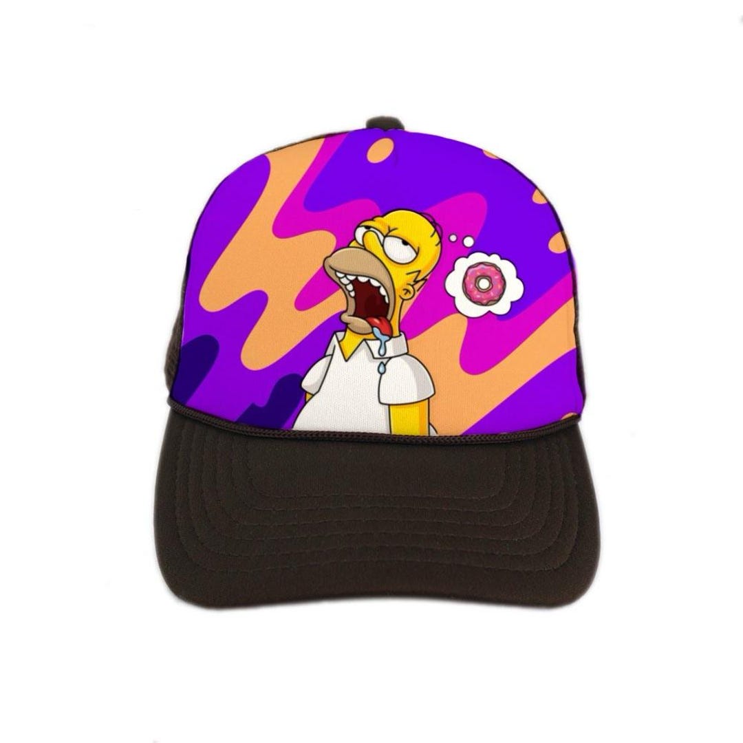 Homer Simpson Donut Trucker Hat - Etsy