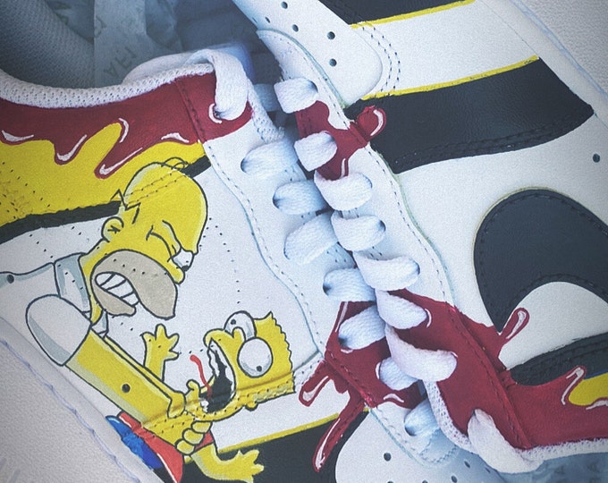 Custom Simpsons Nike AF1 - Etsy