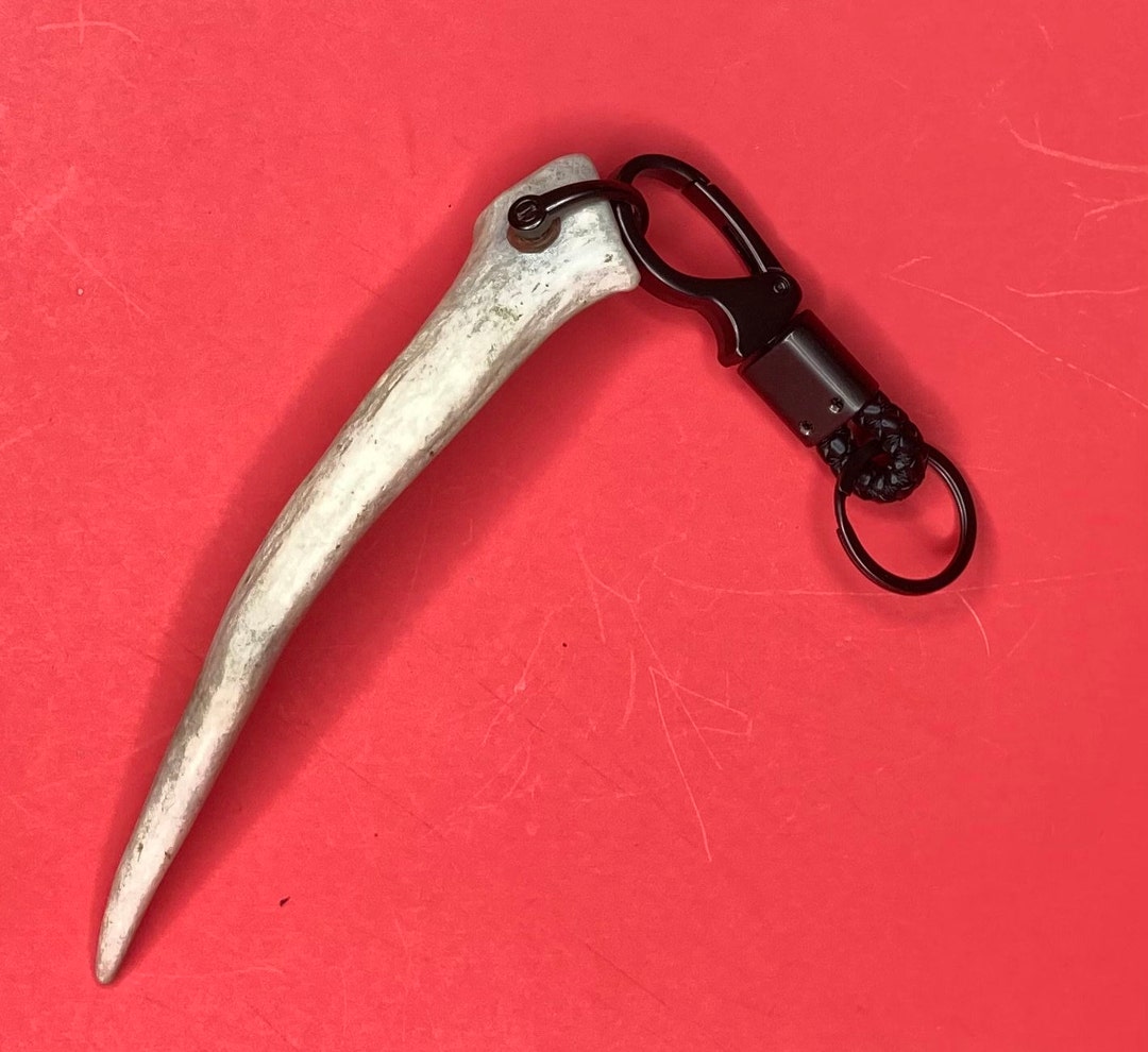 Deer Antler Key Fob - Etsy