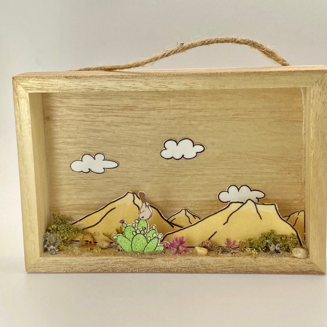 Anza-borrego Desert Shadow Box - Etsy