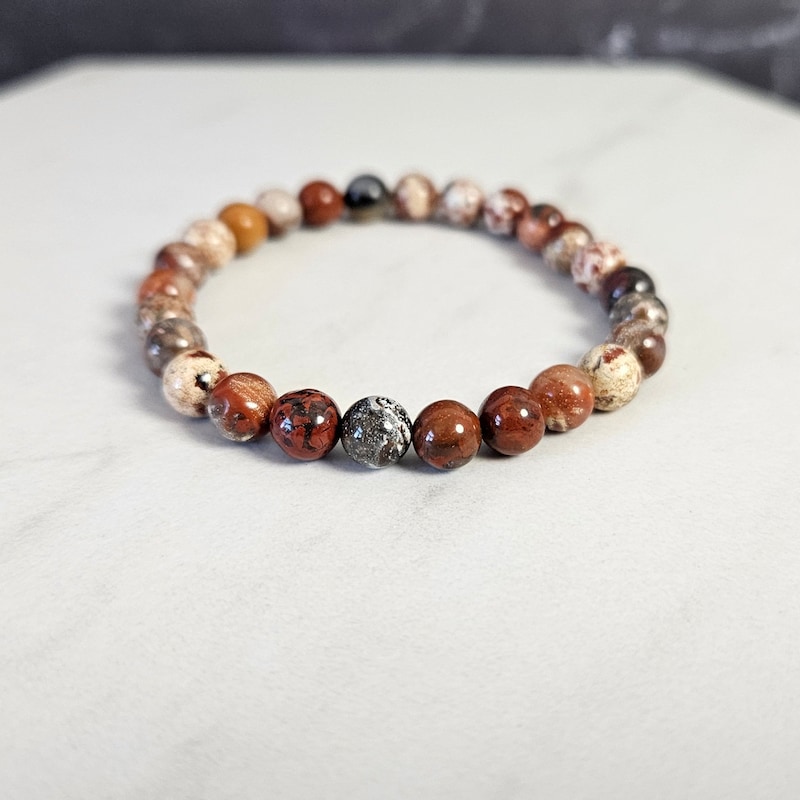Jasper Bracelet - Etsy