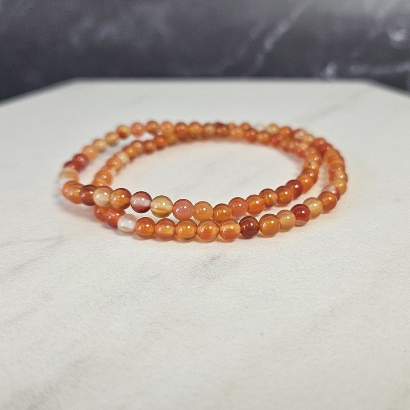Carnelian Bracelet - Etsy