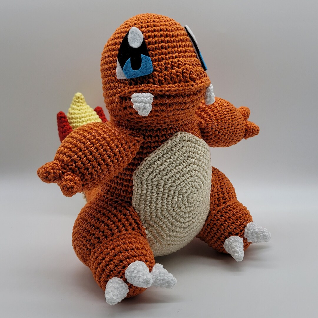 Crochet Charmander | Amigurumi Charmander | Charmander Plushie ...