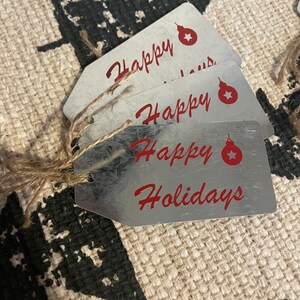 Metal Gift Tags - Etsy