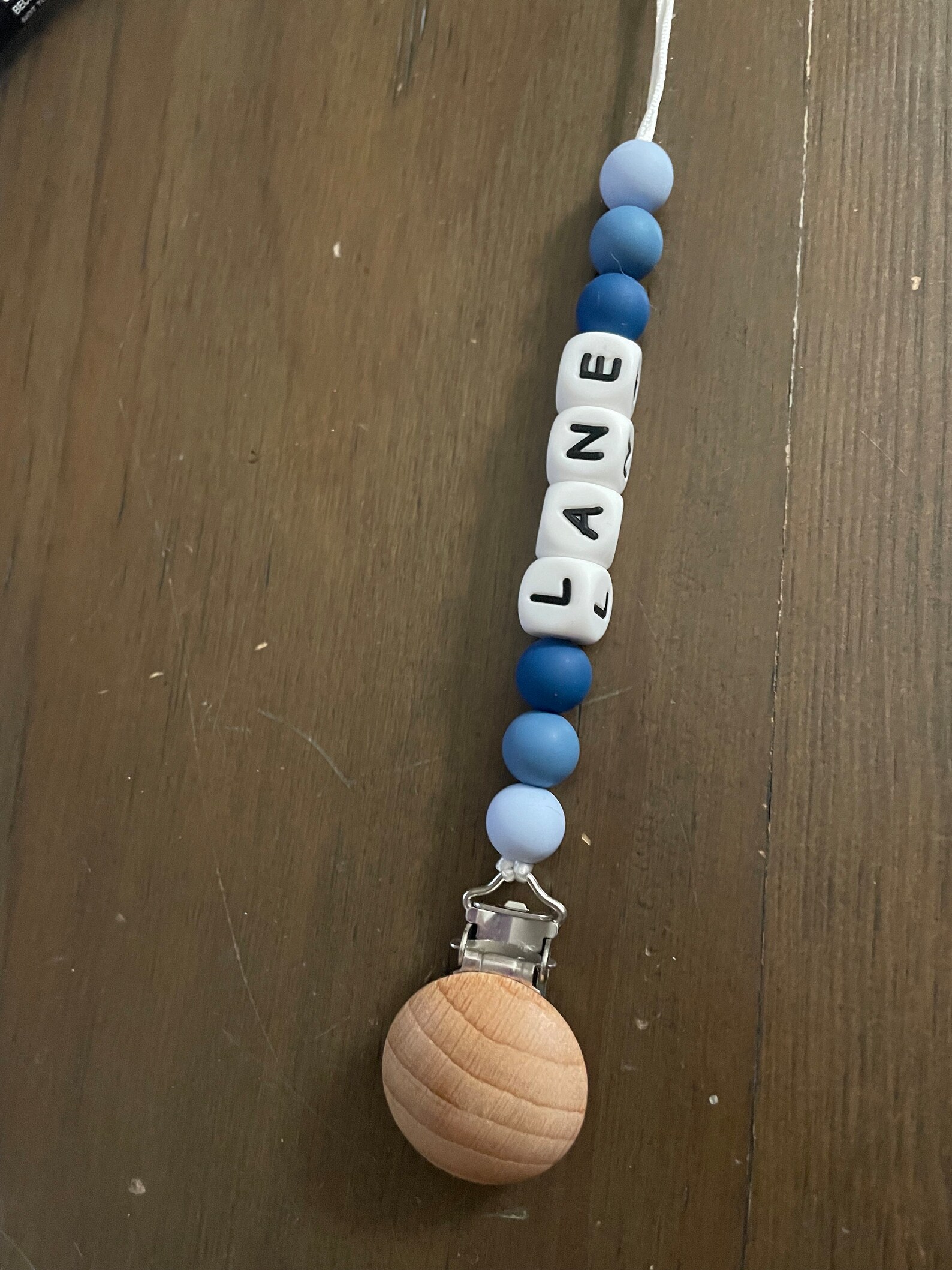 Personalized Pacifier Clip for Baby Boy and Girl Boho Paci - Etsy
