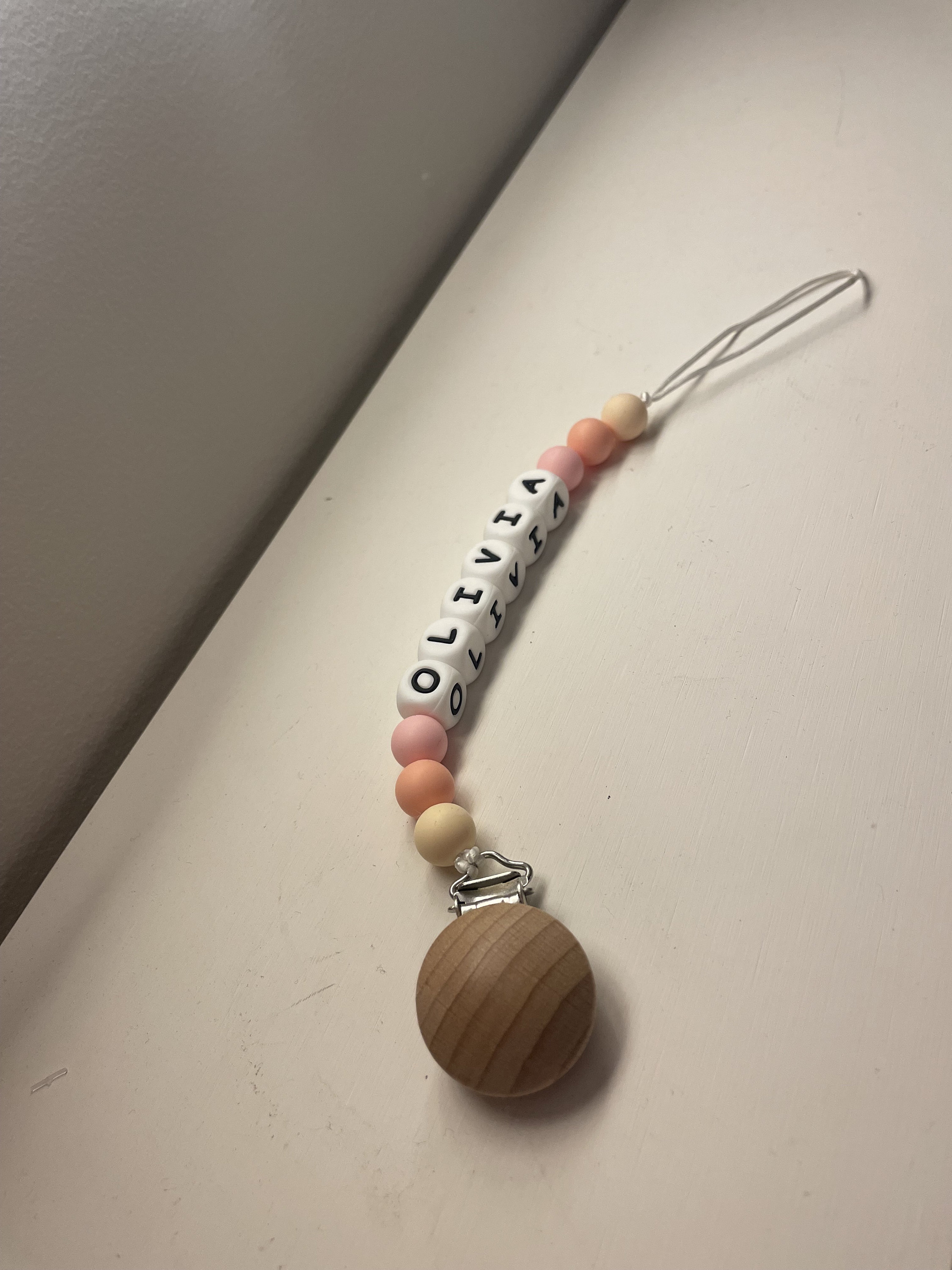 Personalized Pacifier Clip for Baby Boy and Girl Boho Paci - Etsy