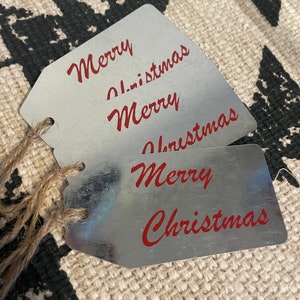 Metal Gift Tags - Etsy