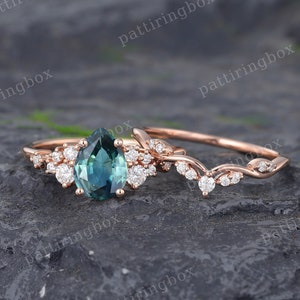 Sapphire engagement ring Etsy