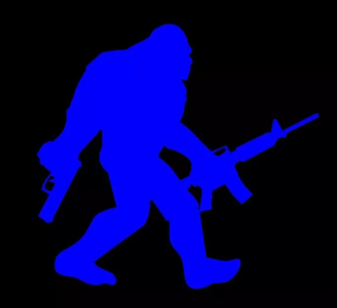 Sasquatch Yeti Bigfoot Ar15 Guns Gun Outdoors Fun Believe Decal Sticker ...