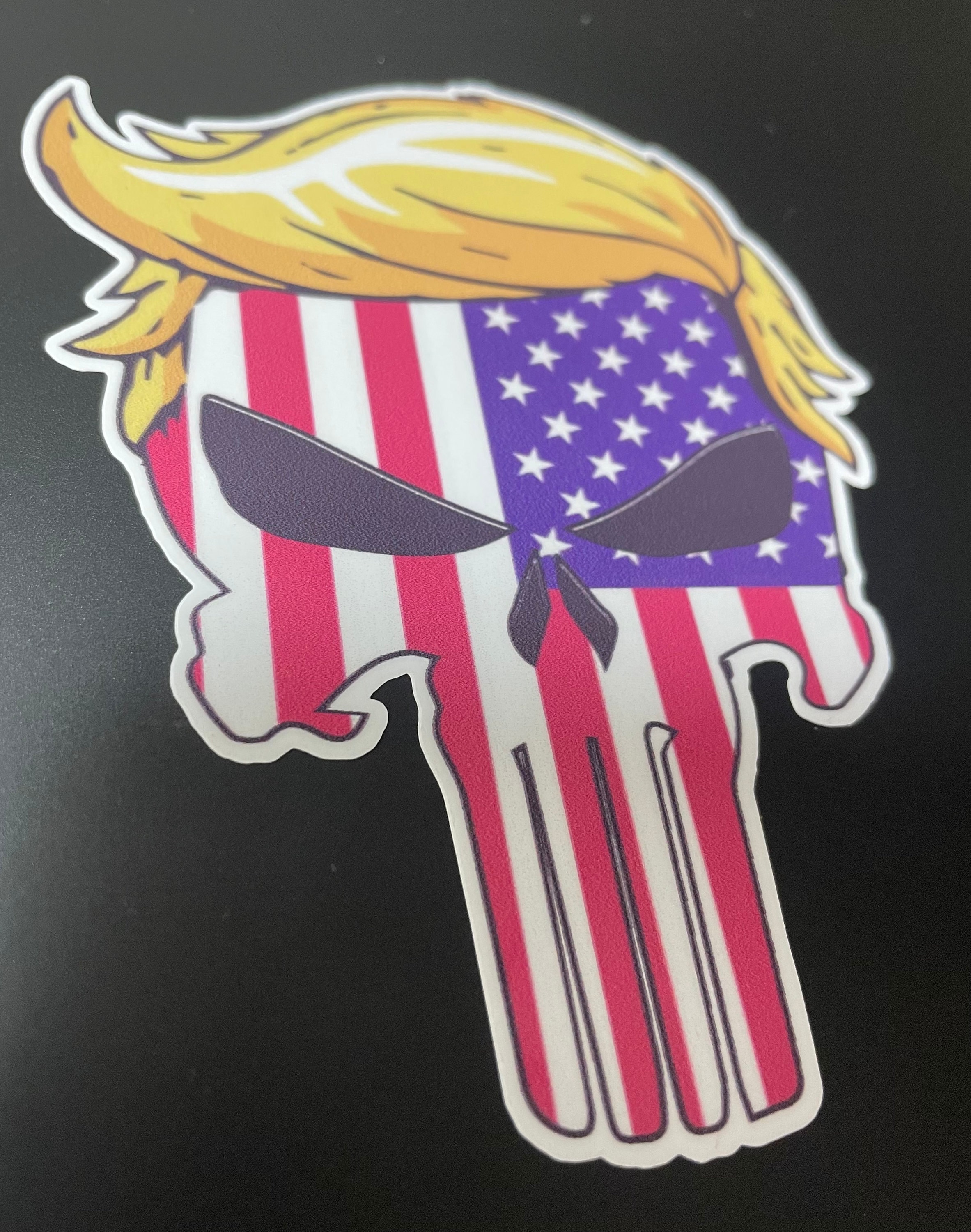 Donald Trump Punisher Car Decals 2024 President 5” Bumper Sticker Maga ...