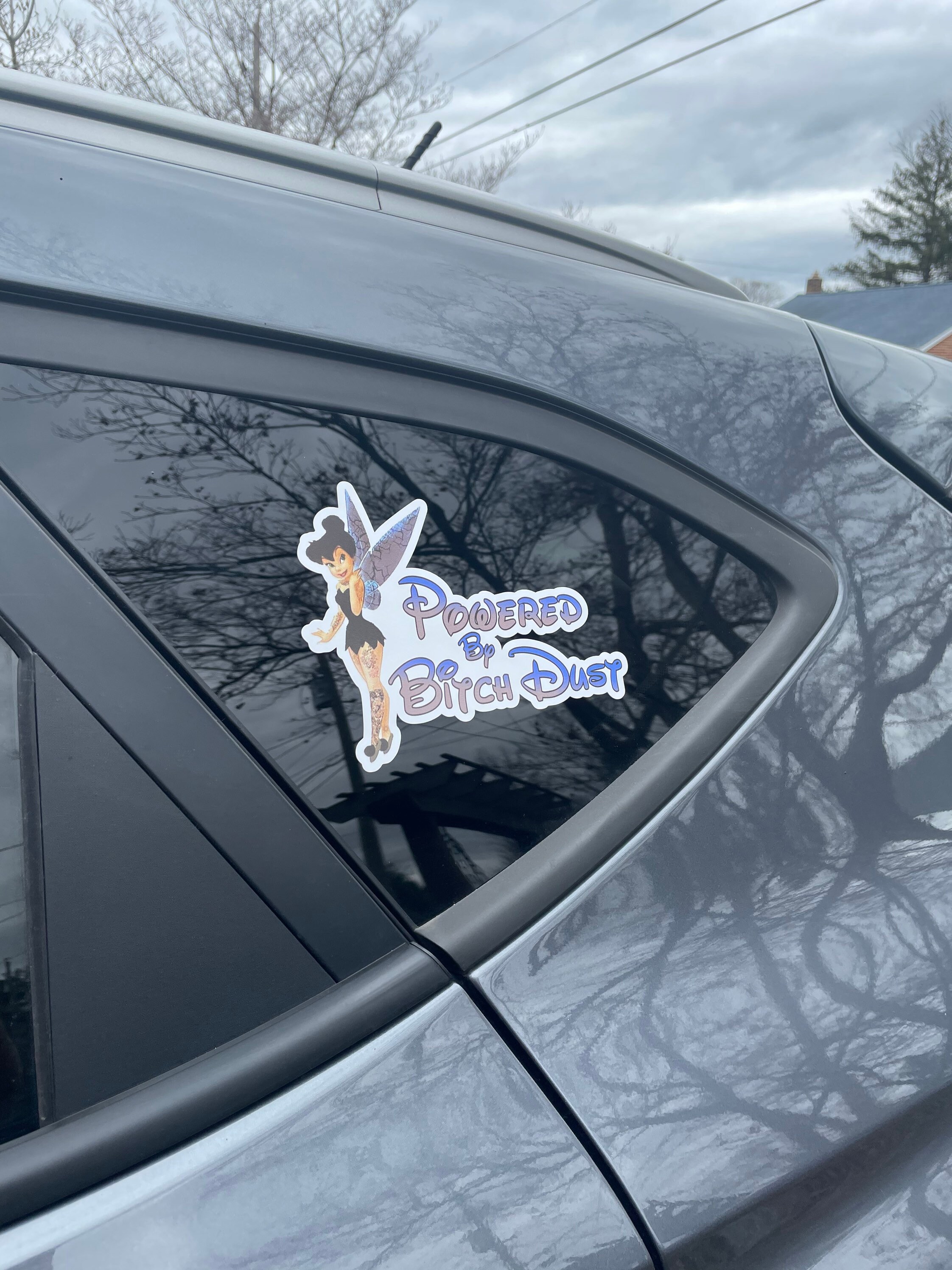 Powered by Bitch Dust Decal Pixie Tinkerbell - Etsy