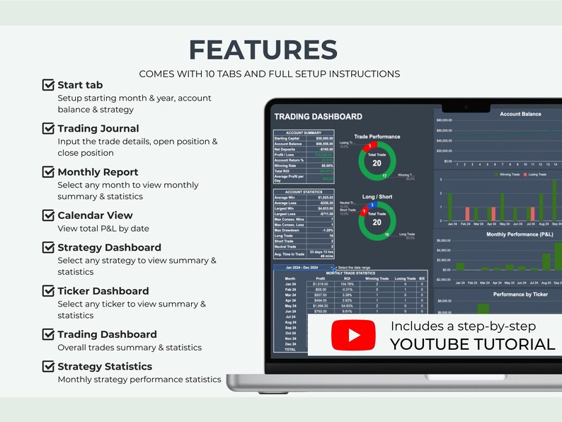 Dark Options & Stocks Trading Journal | Trading Dashboard + Analytics ...