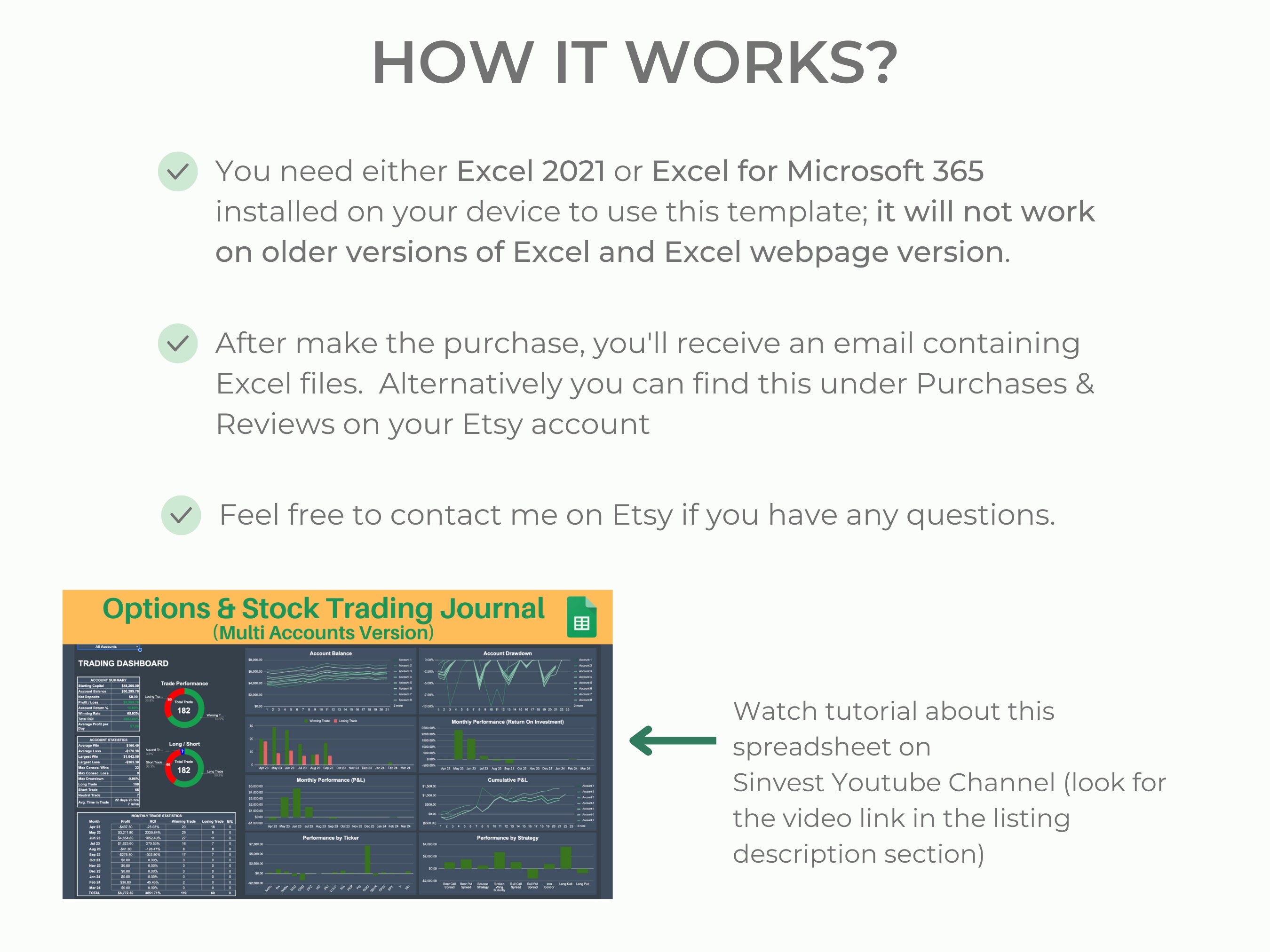 Dark Options & Stock Trading Journal Multi Account Trading Dashboard Trade Analysis Chart ...