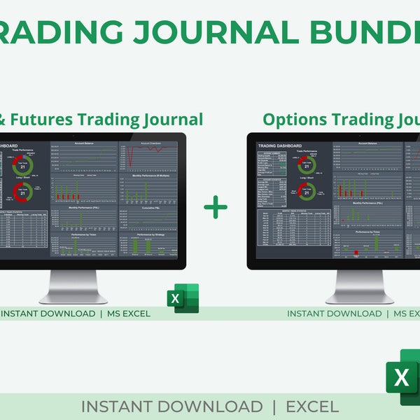 Futures Excel Trading Journal - Etsy