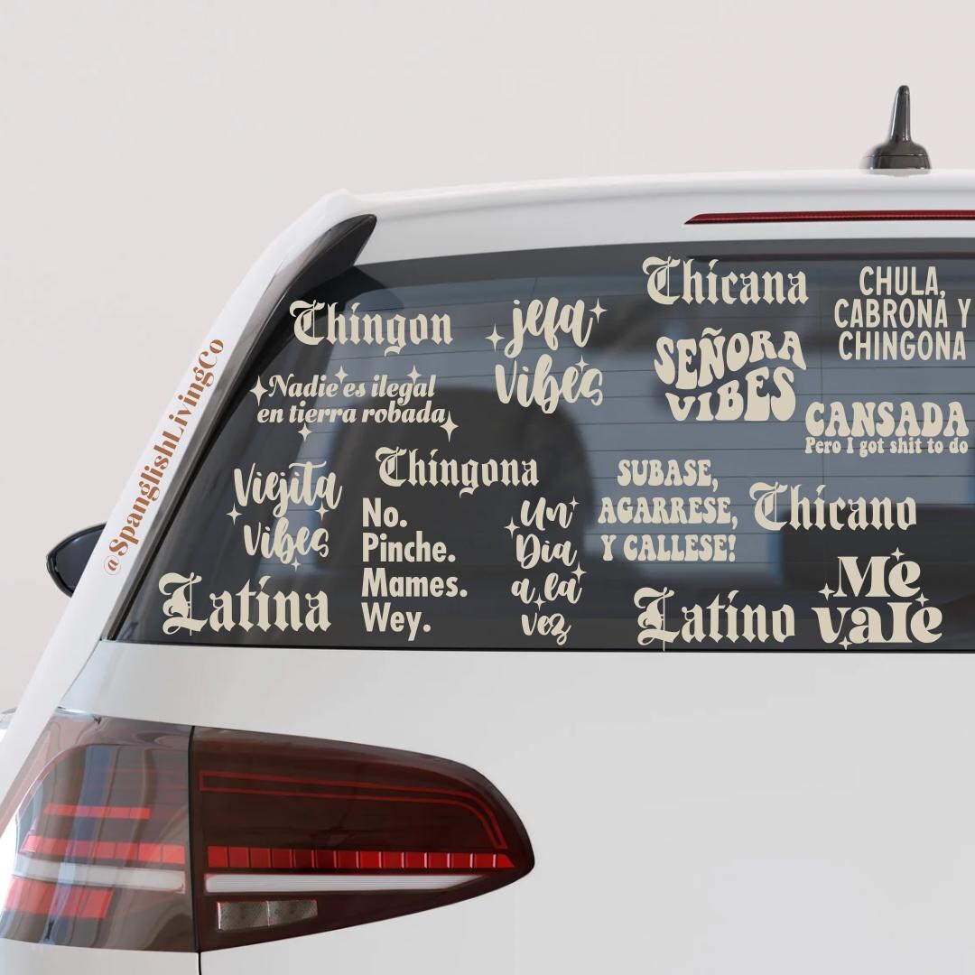 Hispanic Inspired Car Decals - Etsy