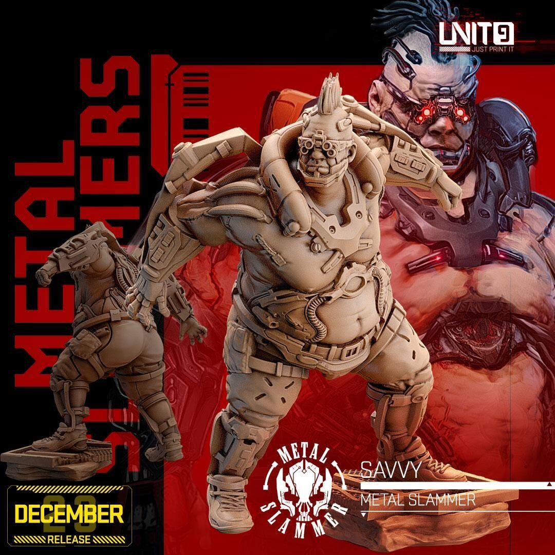 Cyberpunk Heavy Maelstrom Brawler | RPG Model | Savvy by Unit9 - Etsy