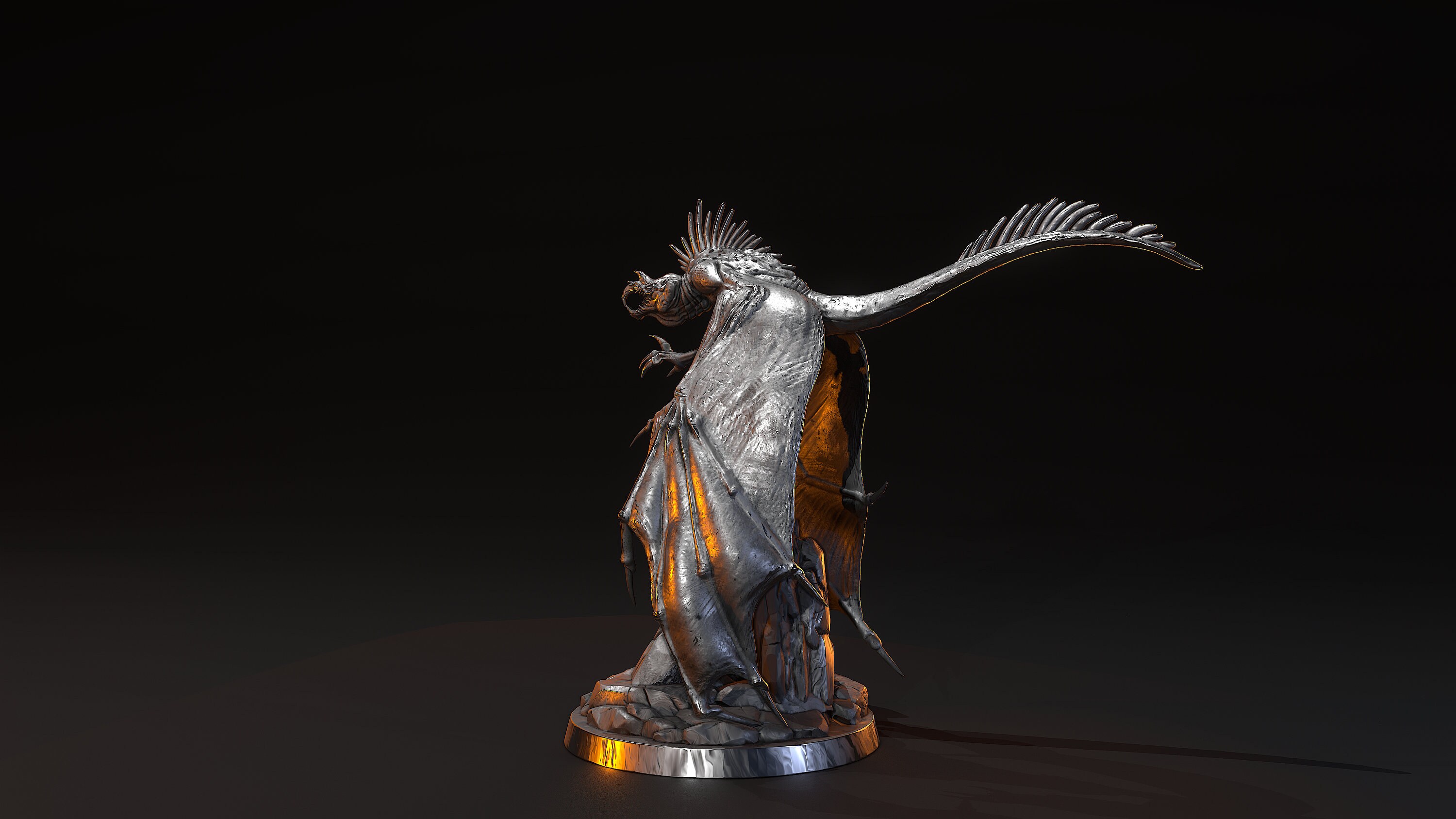 D&D Bat / Cloaker RPG Model Wasteland Bats by Dragon | Etsy