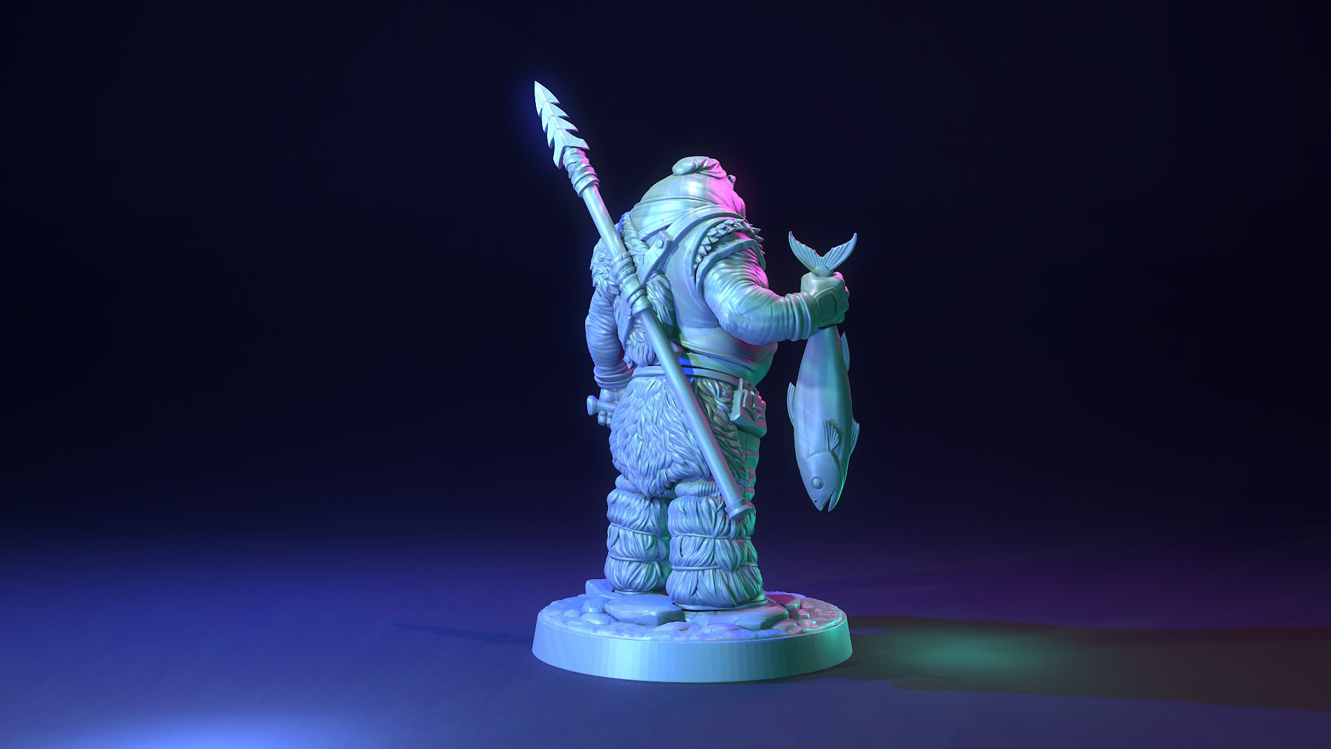 D&D Walrus / Humanoid RPG Model Walrus Man by Dragon - Etsy