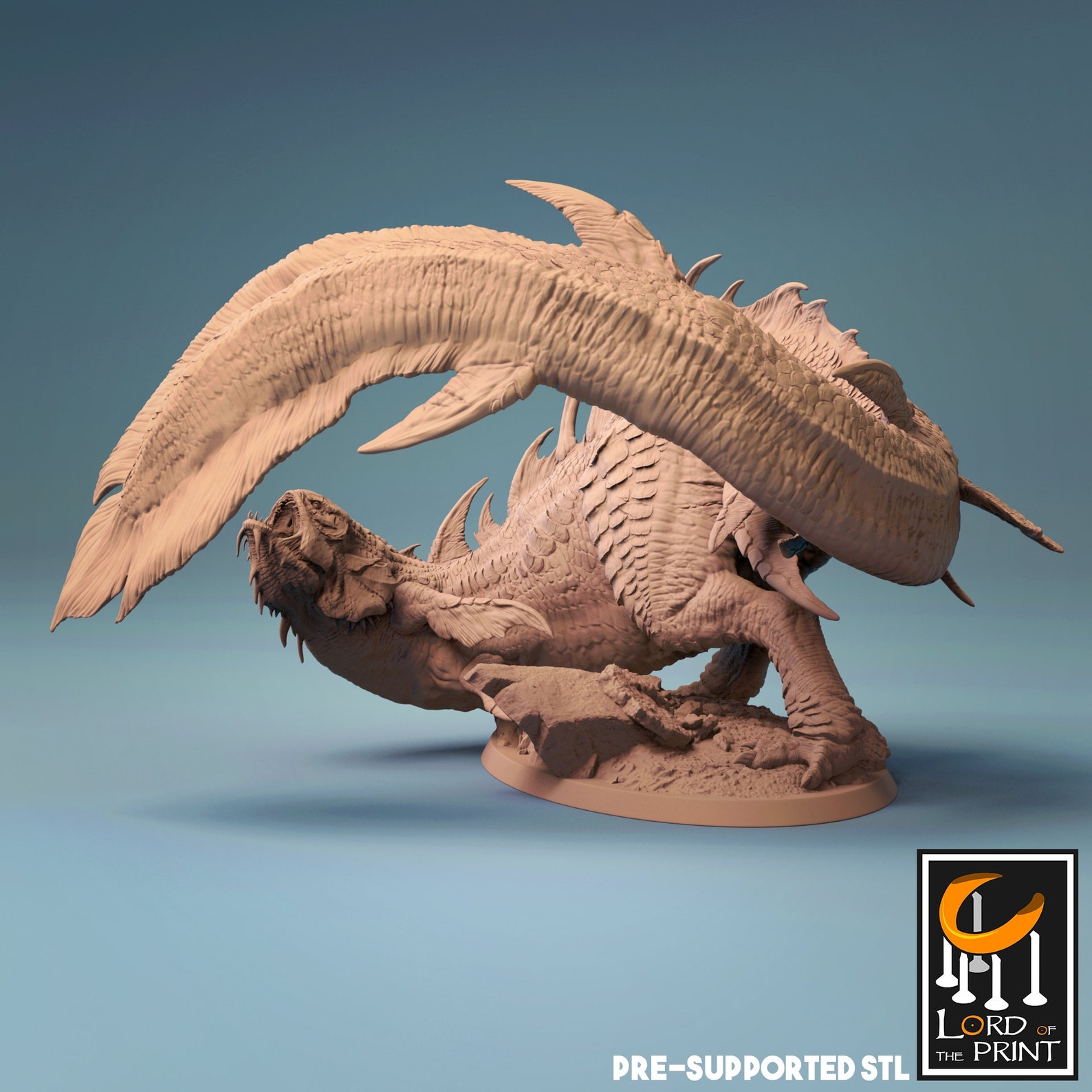 D&D Sea Monster RPG Model Depthwalker by Lord of the Print | Etsy